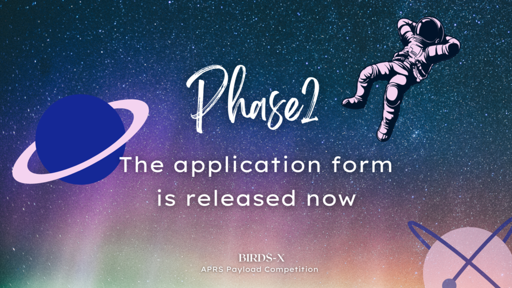 Phase 2 Application - BIRDS-X project